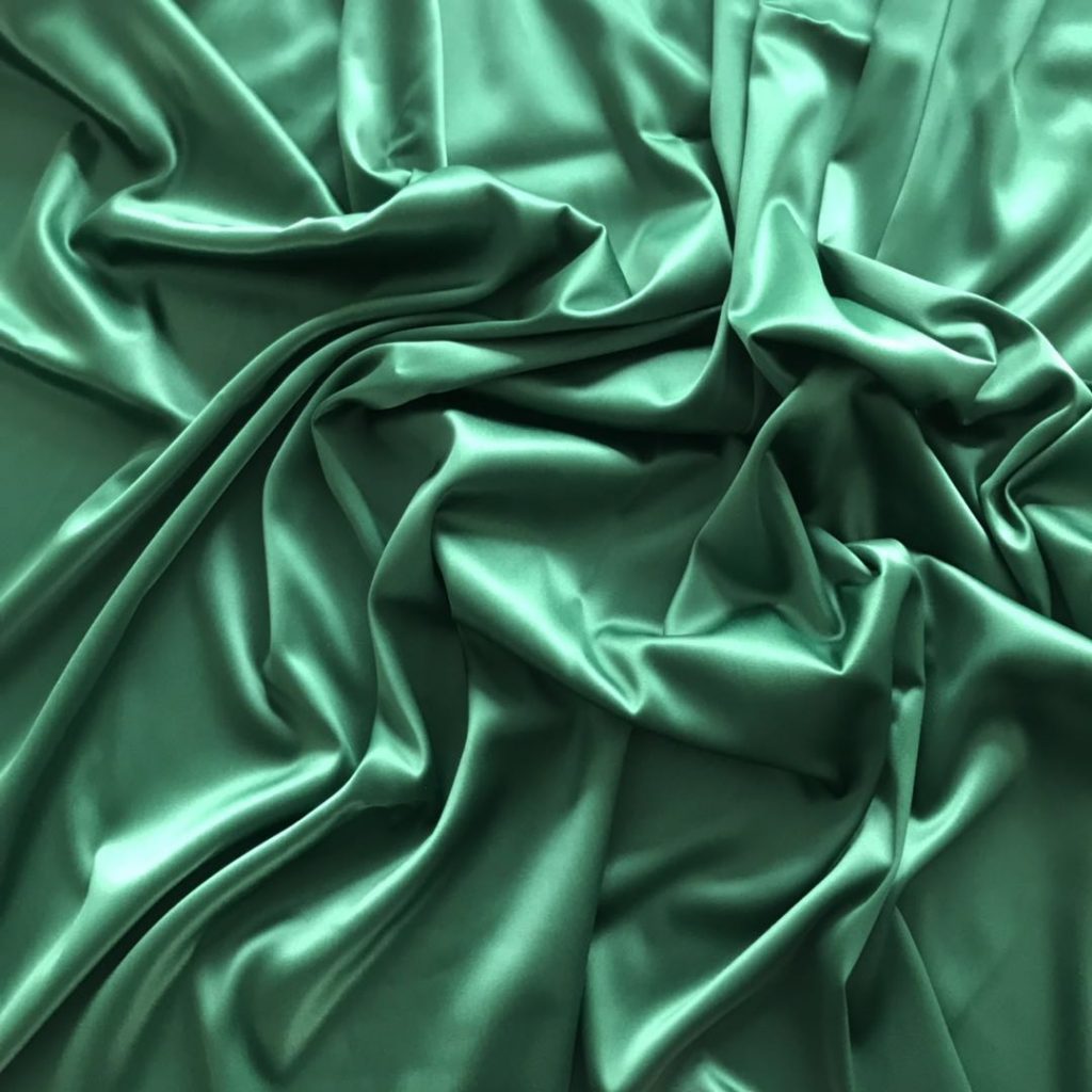 Polyester Twisted Dull Satin Matte Stretch Satin Fabric 90 GSM